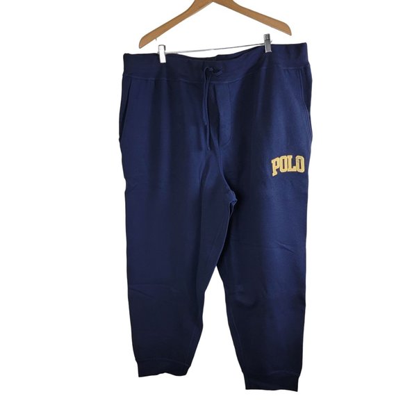 Polo Ralph Lauren | Pants | Polo Ralph Lauren Mens Jogger Pants Polo Spellout Stitched Logo Blue ...